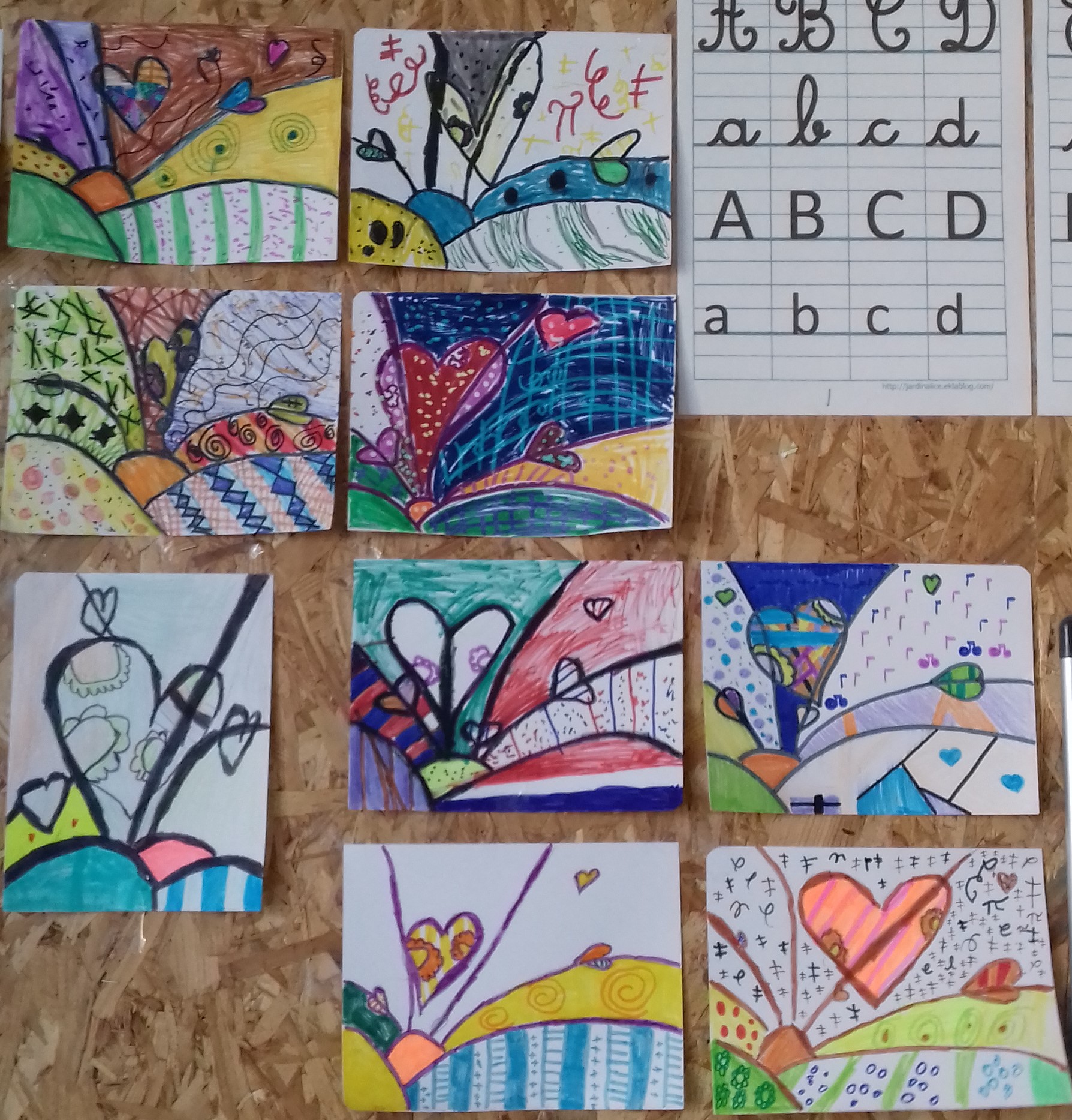 En CP-CE1, une séance d’arts visuels en lien avec Mécénat Chirurgie ...